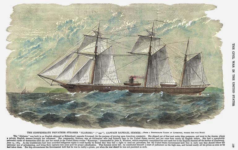 TIMLENNOX.COM: The CSS Alabama Sank 150 Years Ago Today