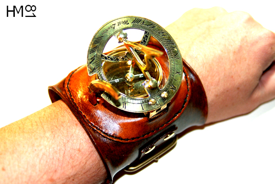 Harrison Murray: Steampunk Sundial Watch