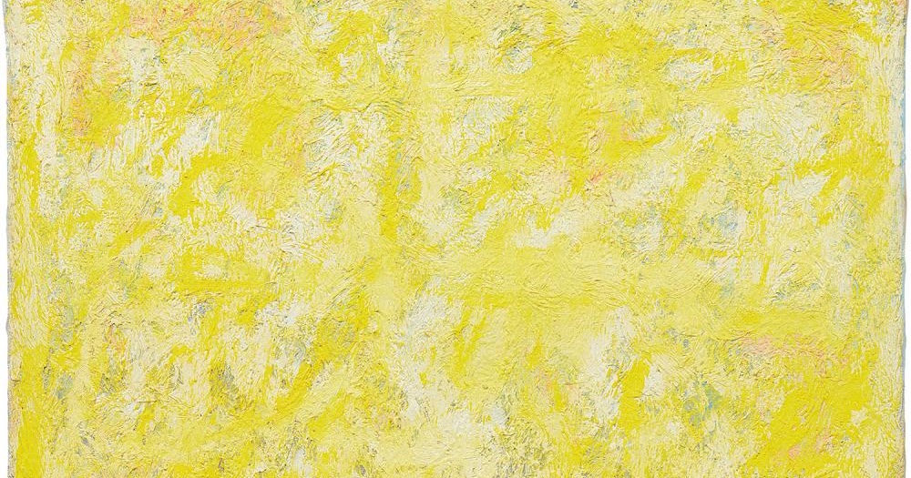 Les Amis de Beauford Delaney: Untitled Yellow Abstract for Auction at ...