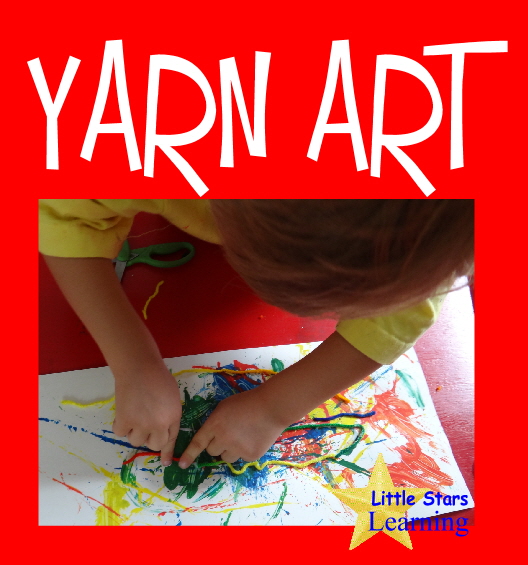 Little Stars Learning: Yarn Art - Painting and Texture