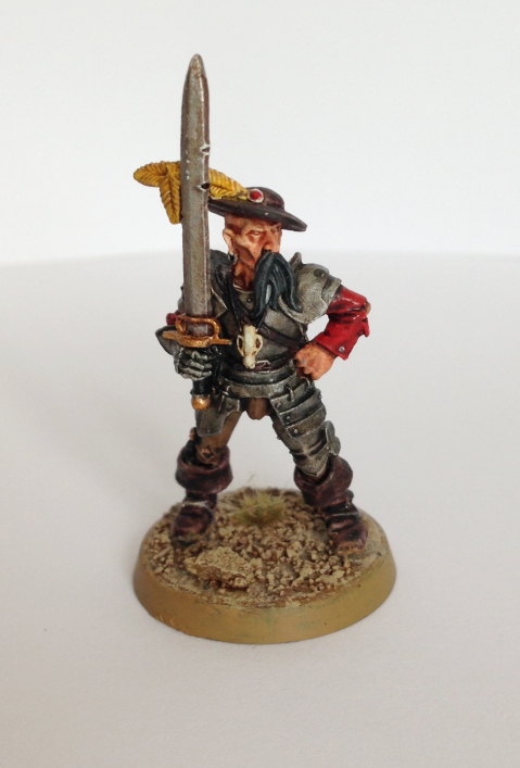 On the Painting Table: Estalian "Caballero" for Mordheim