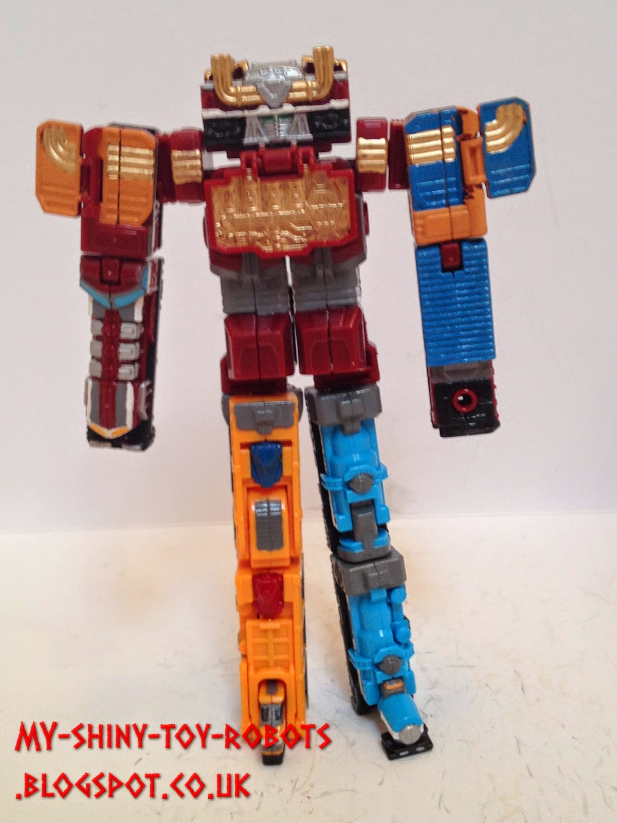 My Shiny Toy Robots: Toybox REVIEW: Ressha Sentai ToQger Minipla Diesel-Oh
