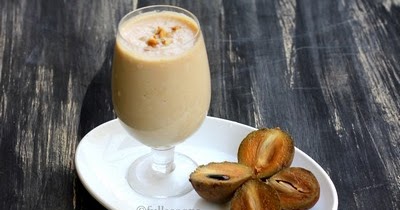 Sapota Milkshake | Chikoo Milkshake ~ Full Scoops - A food blog with ...