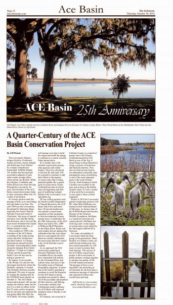 Lowcountry outdoors: 2014 Friends of Nemours / ACE Basin 25th Anniversary