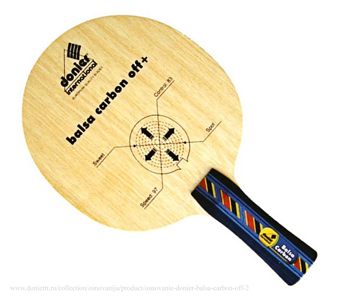 Stumpof Site: Donier Balsa Carbon Off+ Table Tennis Blade Stumpof Site: Donier Balsa Carbon Off+ Table Tennis Blade
