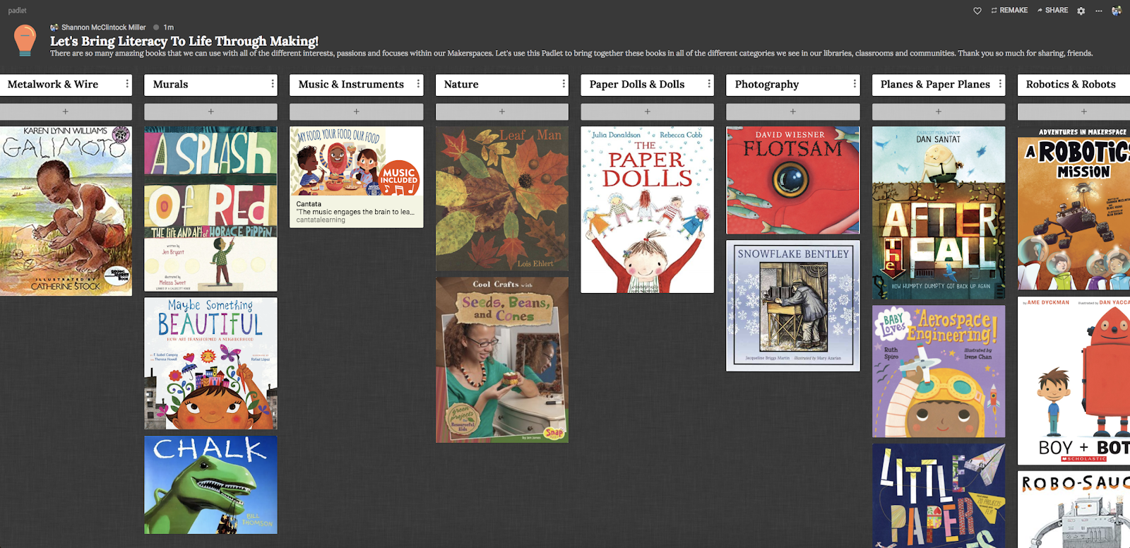 The Library Voice: Picture Books That Connect With Our Making & Makers!