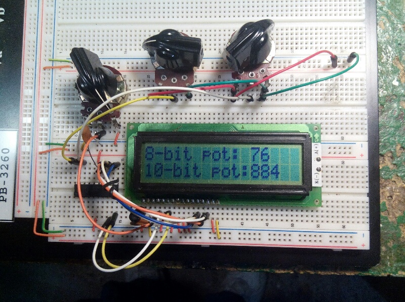 Pic Projects In Pascal Reading Potentiometers