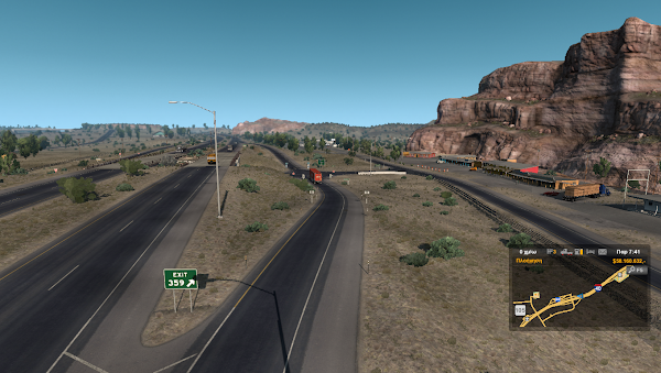 New Mexico - I-40 (exit 359) - Missing "Stop sign ahead" sign - SCS ...