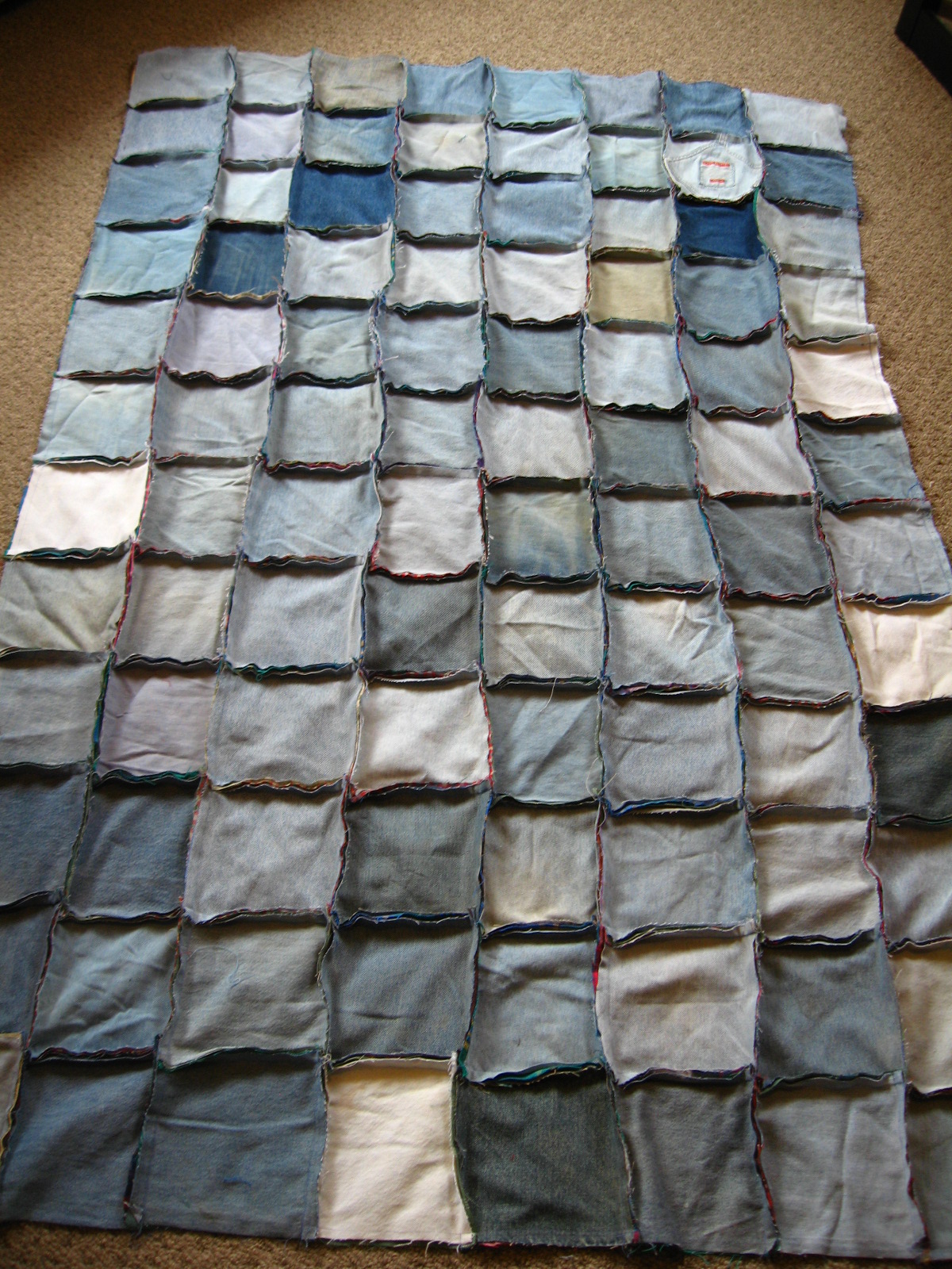 Proverbs 31 Living: A frayed edge quilt