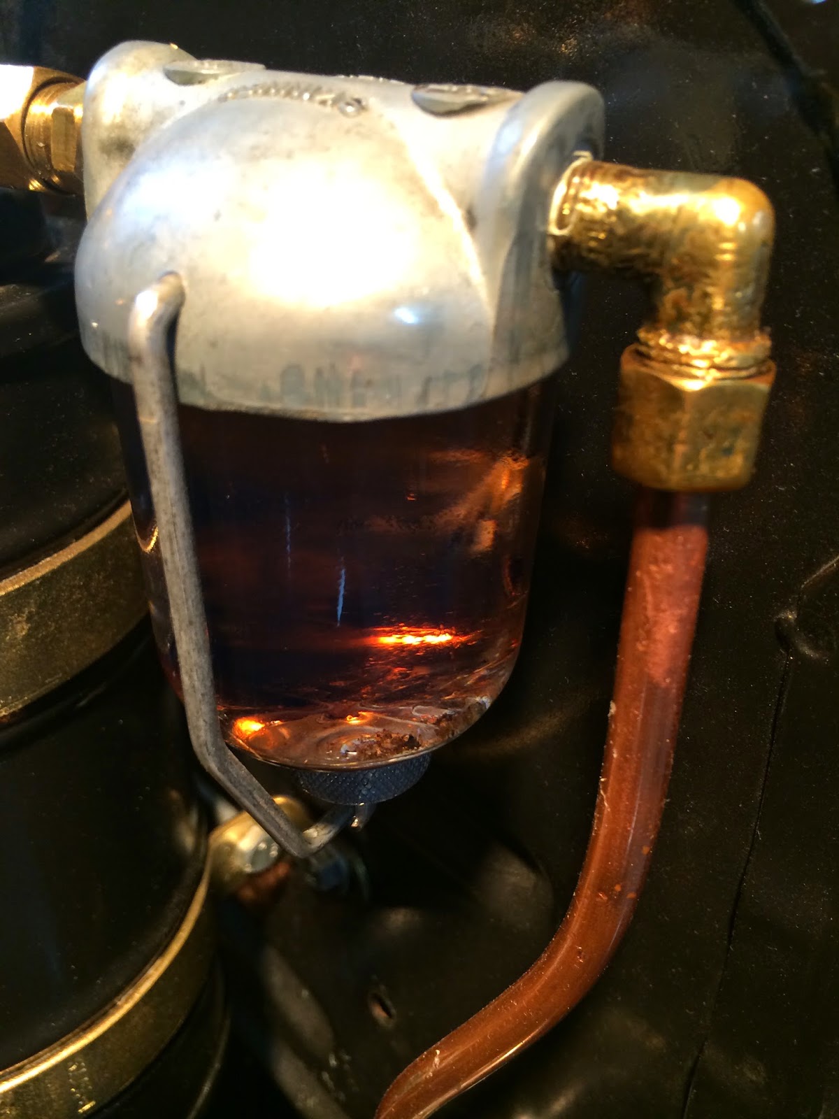 My 1928 Chevrolet: In line Glass Bowl fuel filter