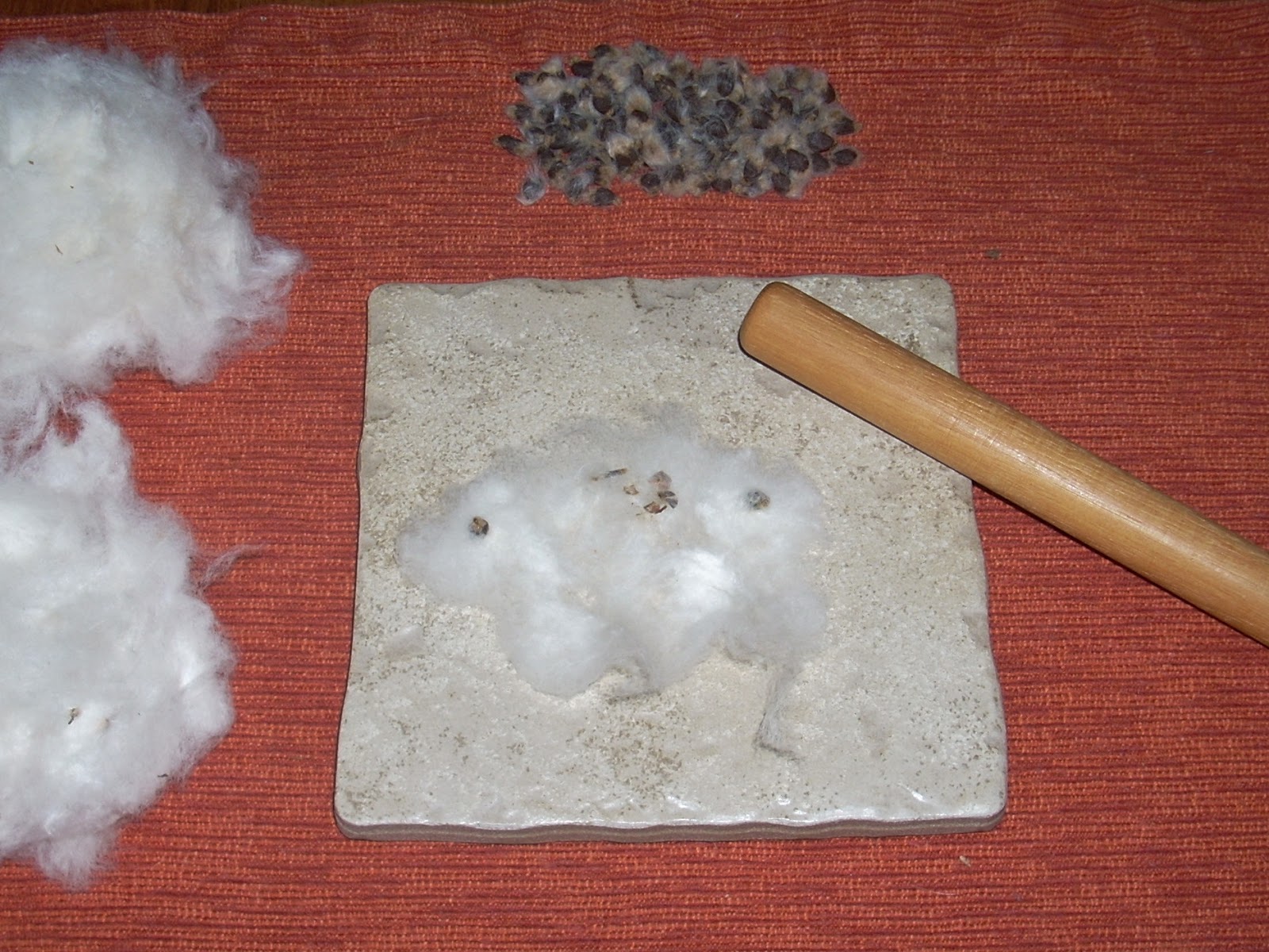 HeartSong Studio: Ginning Cotton by Hand