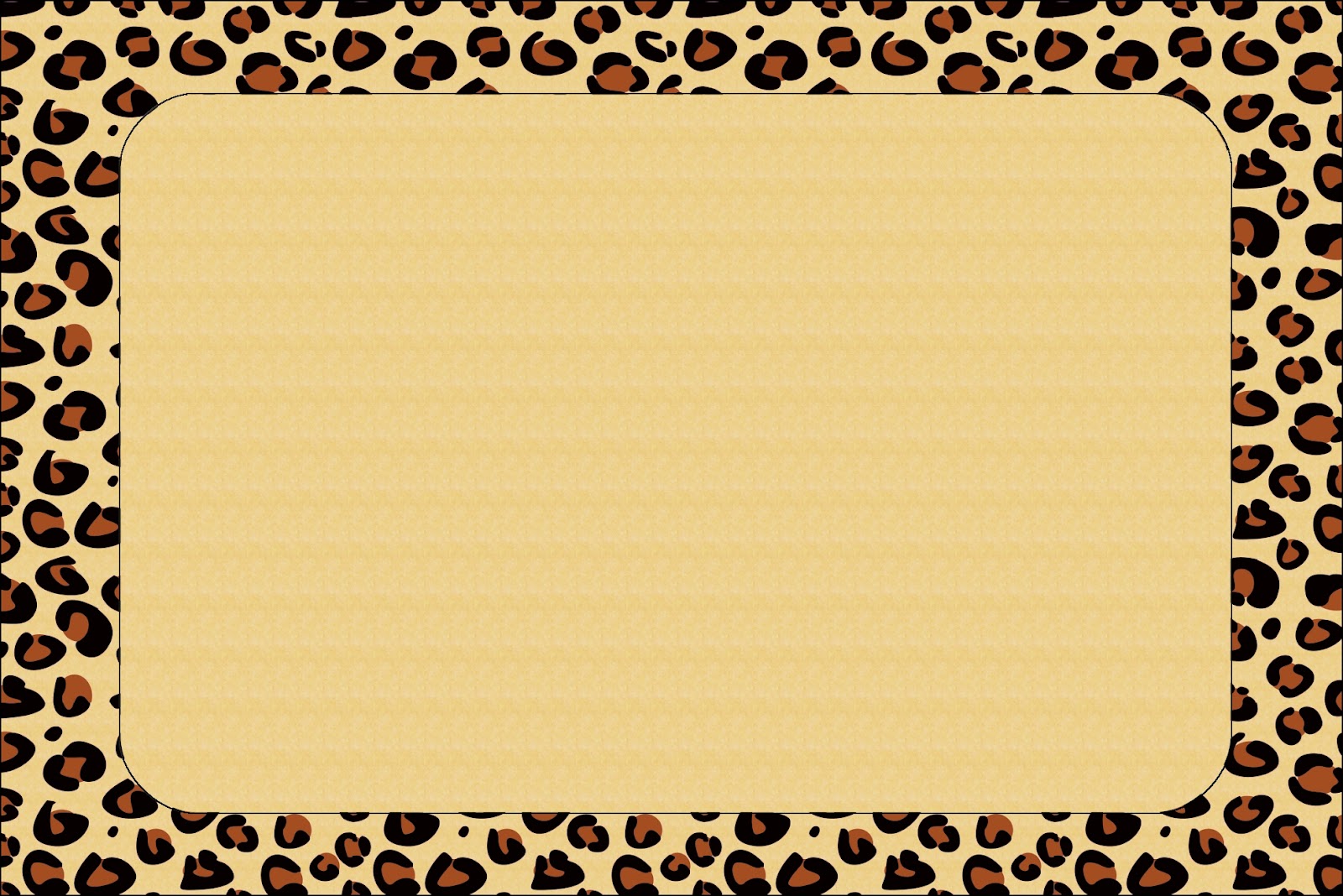 Leopard Prints: Free Printable Invitations. | Oh My Fiesta For Ladies!