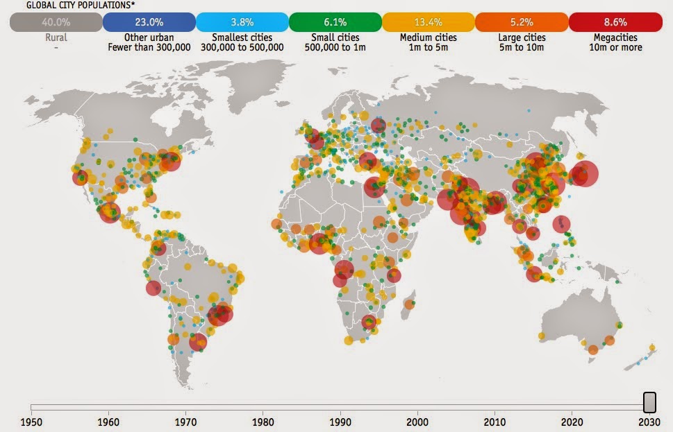 Map of the Week: The World's Megacities