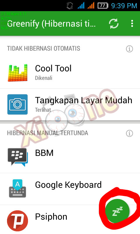 Cara melegakan Ram Android Menggunakan Greenify ~ All For Healty