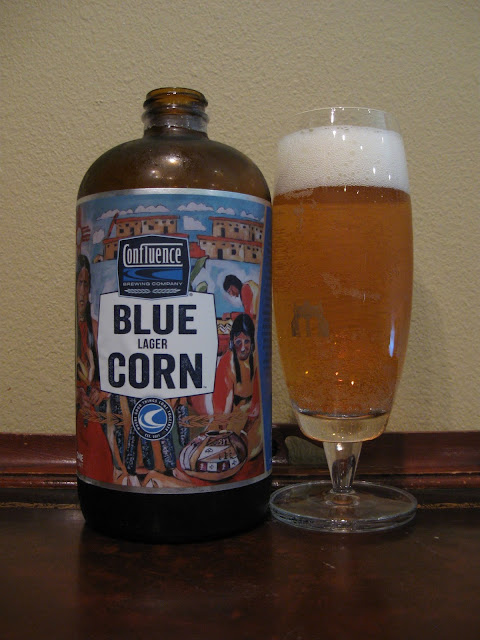 Doing Beer Justice: Confluence Blue Corn Lager