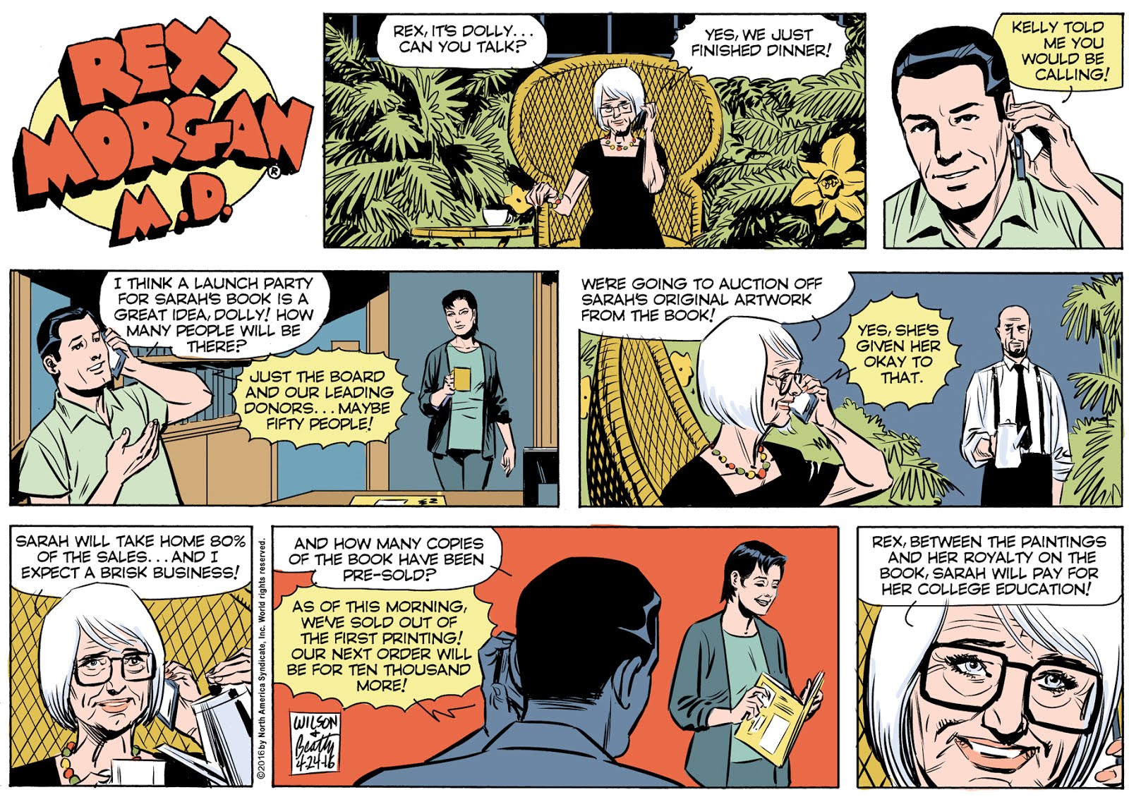 Scary Terry's World: REX MORGAN April 24, 2016 to May 1, 2016