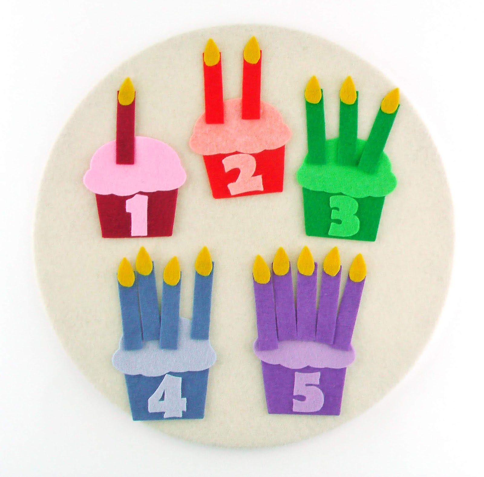 Flannel Board Fun: Counting Cupcakes!