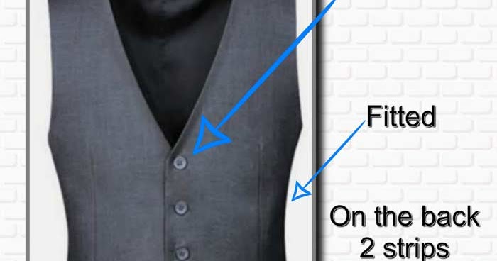 Men's Vest Pattern for Sewing