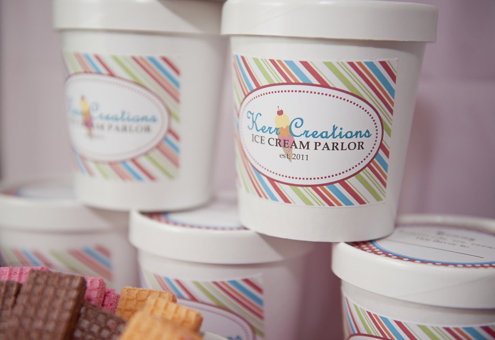 Kerr Kreations: Katie's Ice Cream Parlor Party