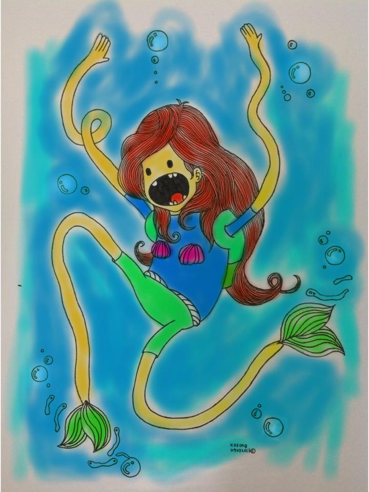 dirtiehand: Battle#22-Character Mashup [Finn (adventure time) + Ariel ...