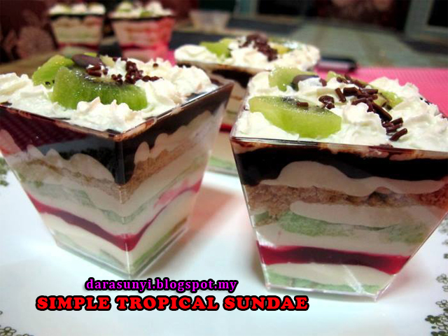 SIMPLE TROPICAL SUNDAE ~ Baca Disini