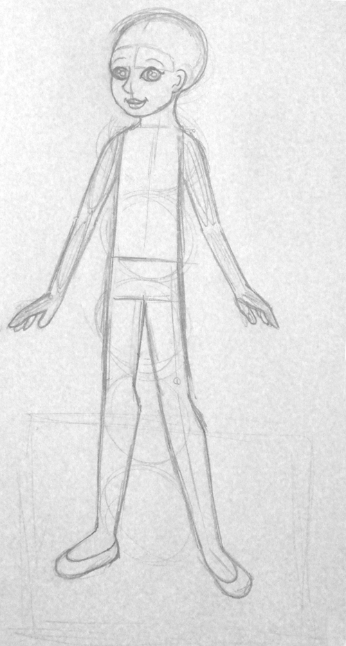 Paper Doll School: Drawing A Doll