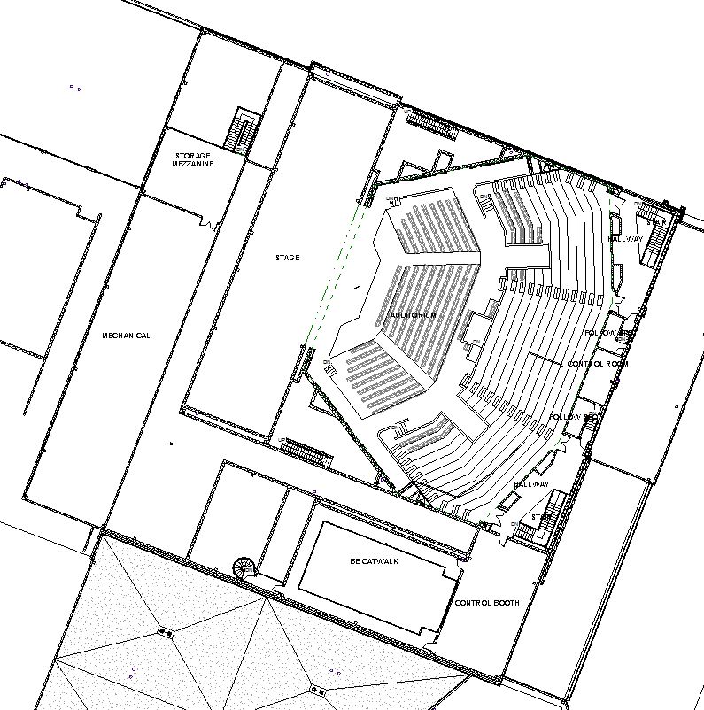 Lake Central High School Room Concepts: Auditorium