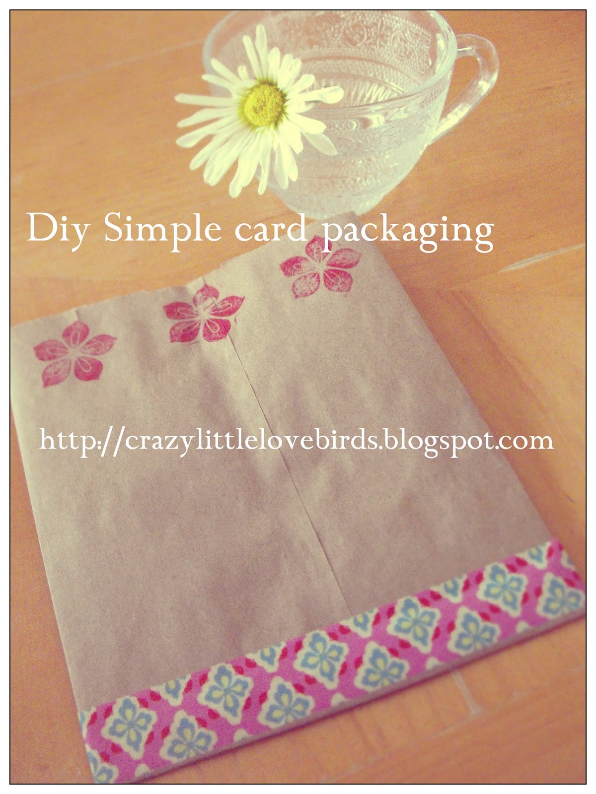Diy simple Card packaging