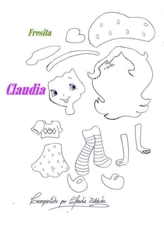 Molde de Boneca de EVA: 5 Ideias Criativas para Artesanato em eva - Ver ...