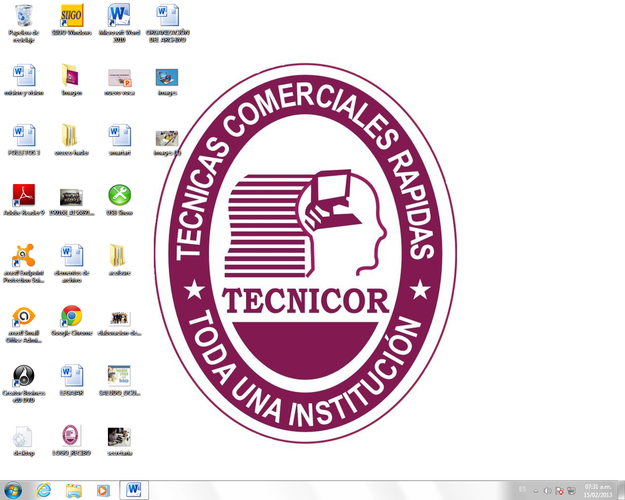 SECRETARIADO EJECUTIVO 2012