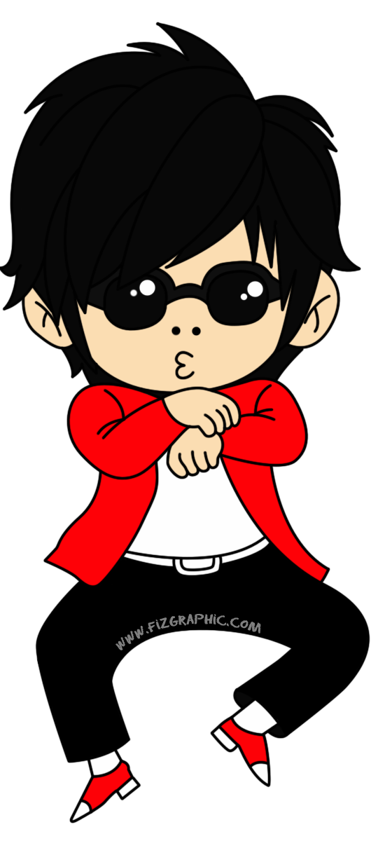 Fizgraphic: Freebies Doodle Oppa Gangnam Style