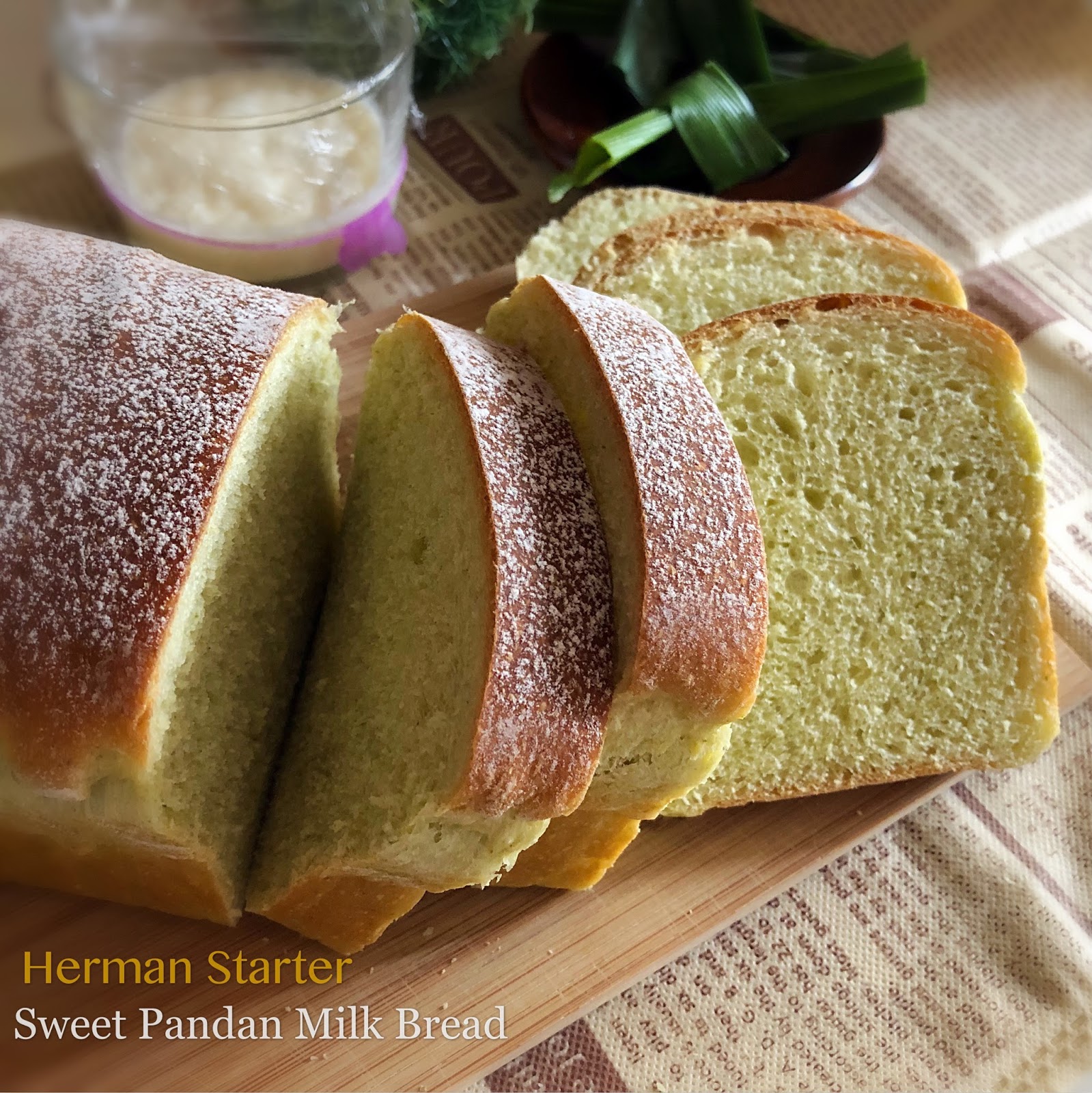 My Mind Patch: Herman - Sweet Pandan Milk Bread 香兰牛奶甜吐司