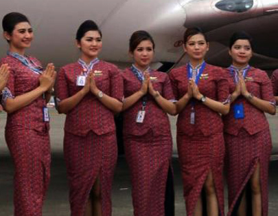 Contoh Model Baju Batik Pramugari Terbaru Berbagai Jenis