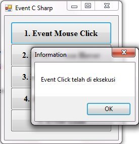 Programming: Mengenal Event-Event Yang Ada Di Dalam C# (CSharp)