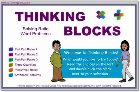 Chelle's Math Blog: Thinking Blocks - week 5