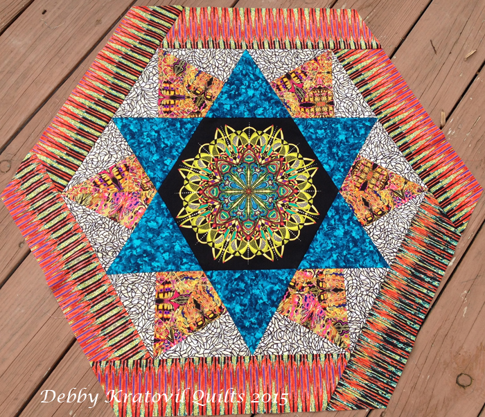 Fussy Cutting for My Hexie Blocks