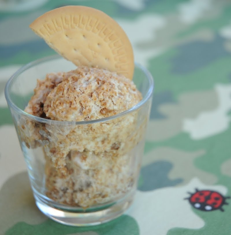 Fatias Douradas: Gelado crocante de bolacha maria