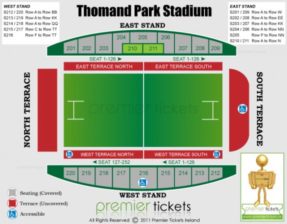 Thomond park seating plan