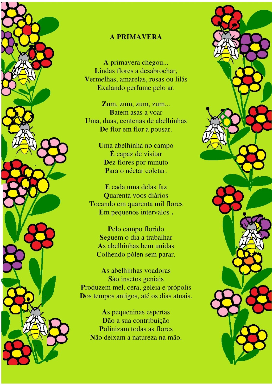 PROF. EVANILDES GOMES: A PRIMAVERA