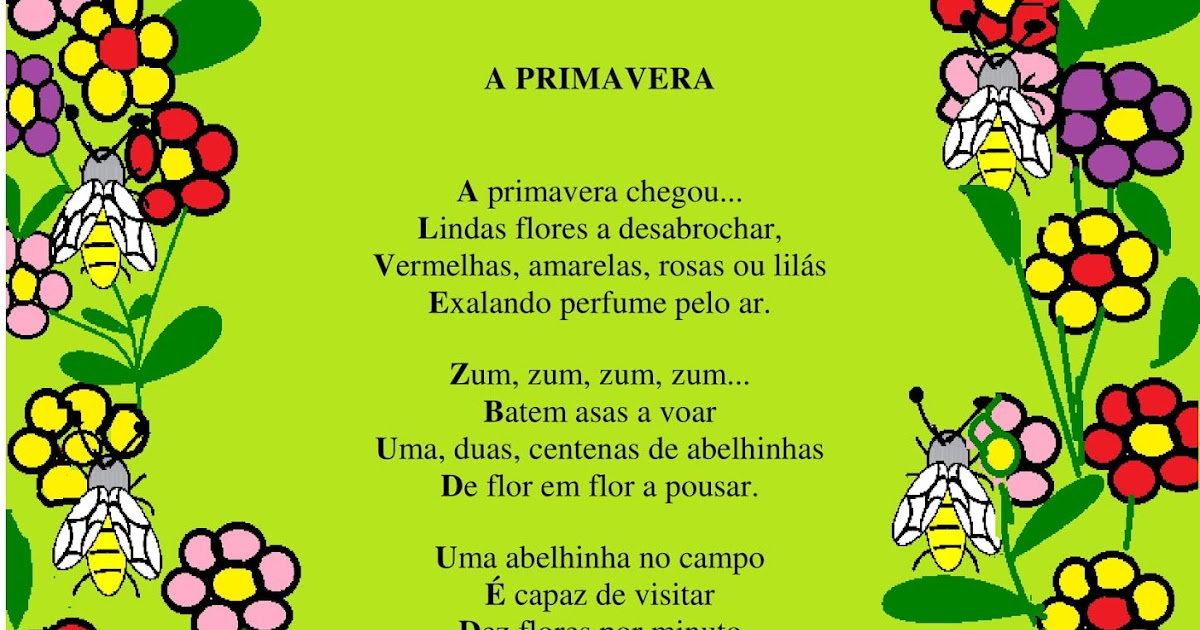PROF. EVANILDES GOMES: A PRIMAVERA