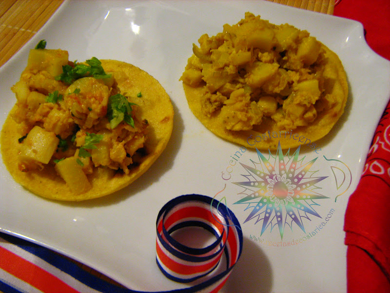 Cocina Costarricense: picadillo de palmito