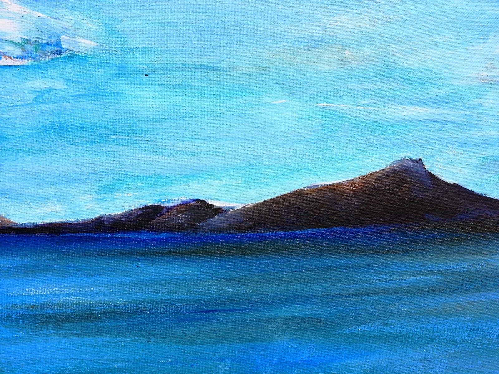 The Blooming Orchids: By the Sea - Painting