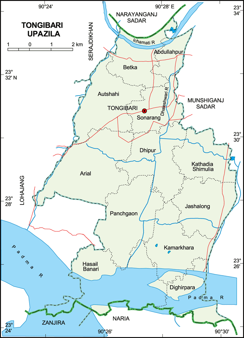 Mouza & Land Use Maps of Tongibari Upazila, Munshiganj, Bangladesh ...