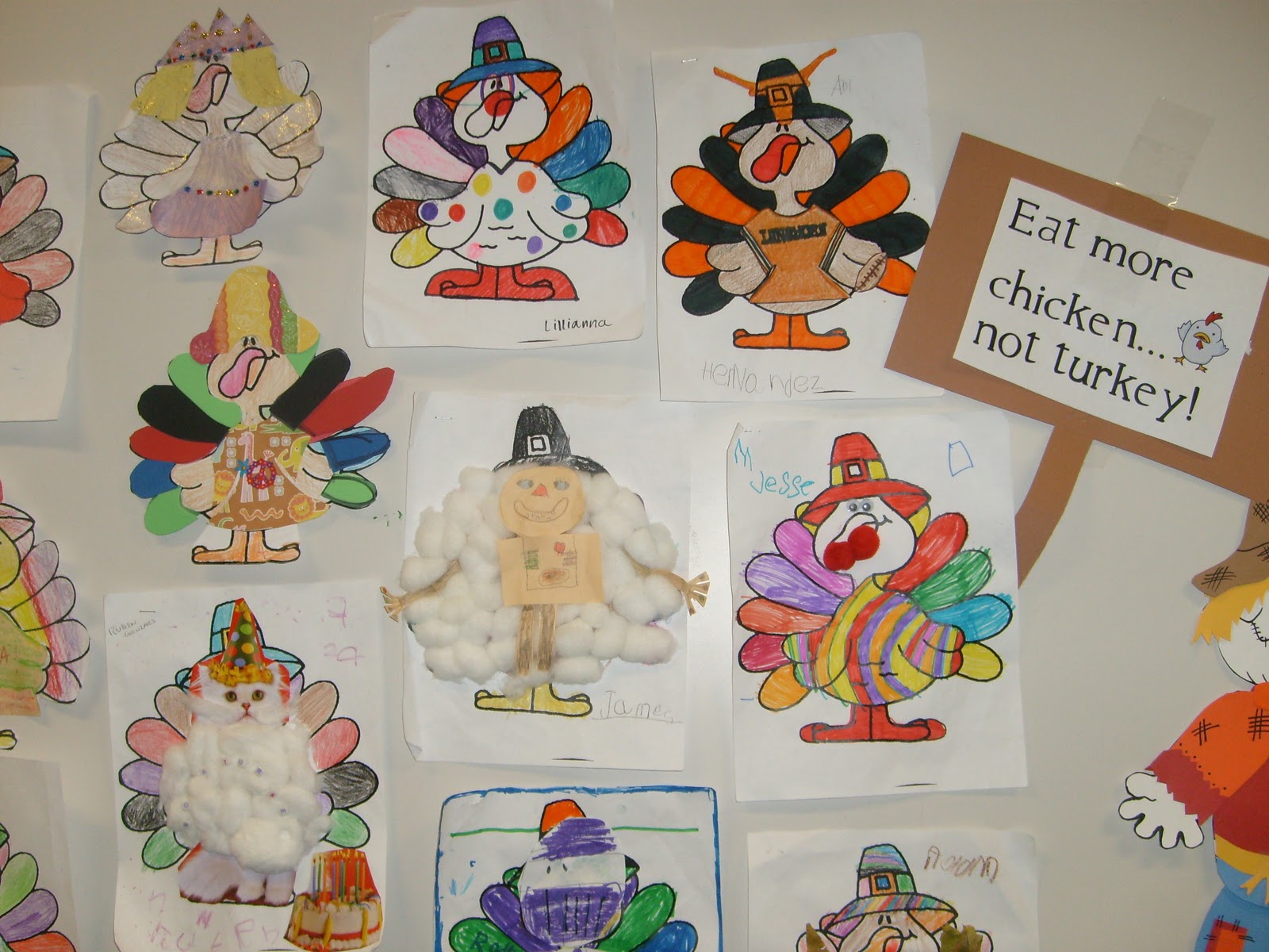 allstarkinder: Turkeys and more turkeys