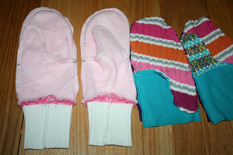 Honeybunch Boutique: Sweater Mitten Tutorial