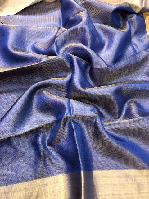 Pure Tusser Tissue Sarees