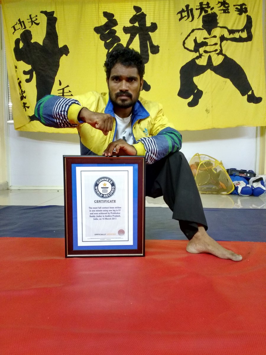 Prabhakar Reddy Master of Martial Arts Nellore Kung-fu Indian Shaolin ...