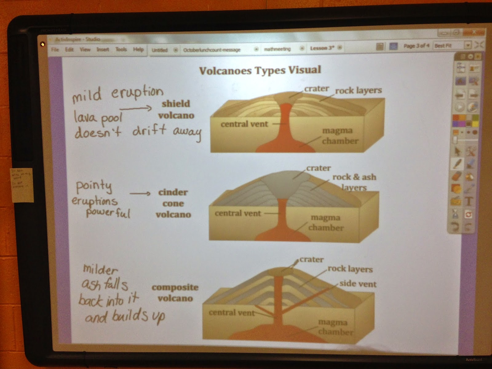 Essex Elementary School Principal's Blog: WOW…..making volcanoes in ...