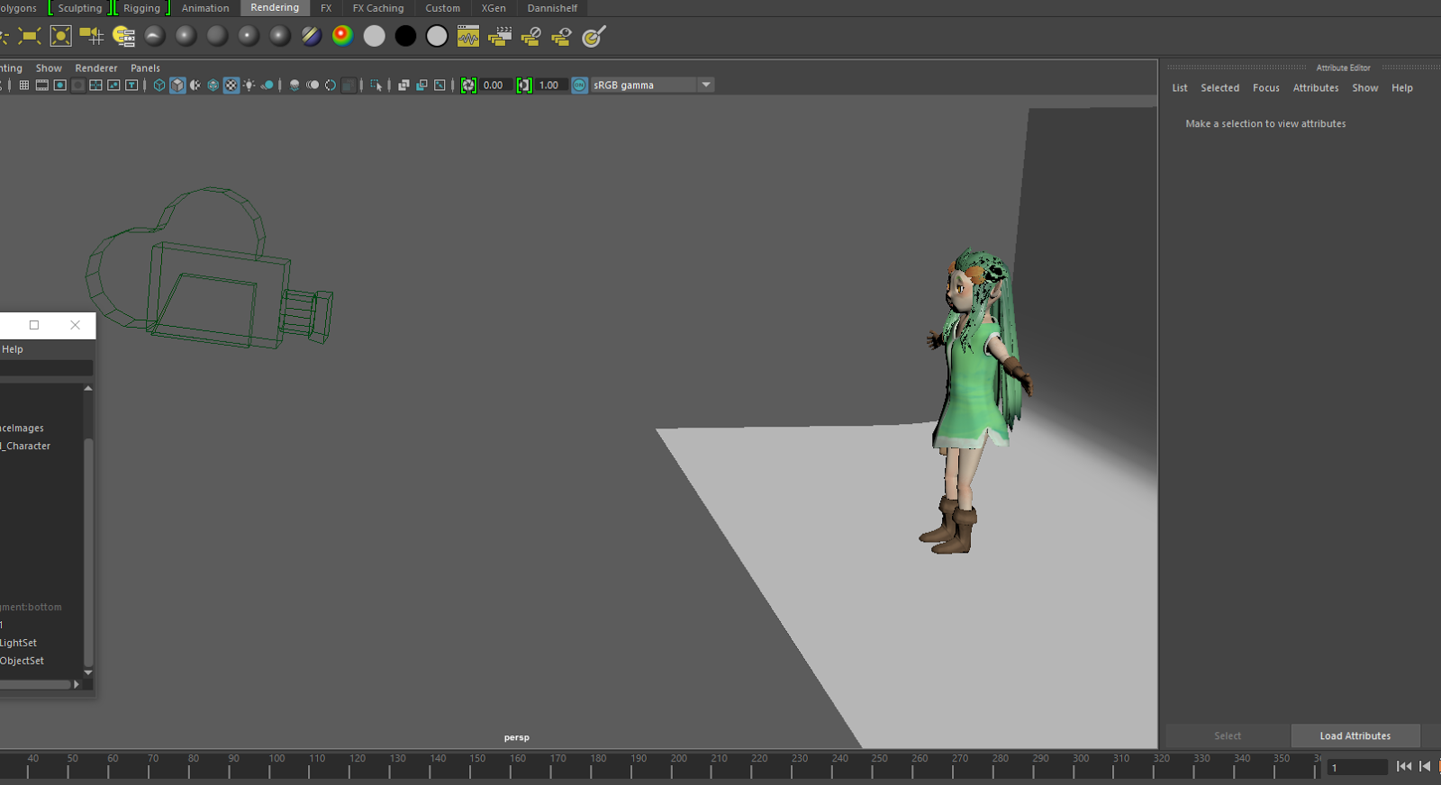 ANIM2001: Introduction to CGI Modelling and Texturing: 3 Point Lighting