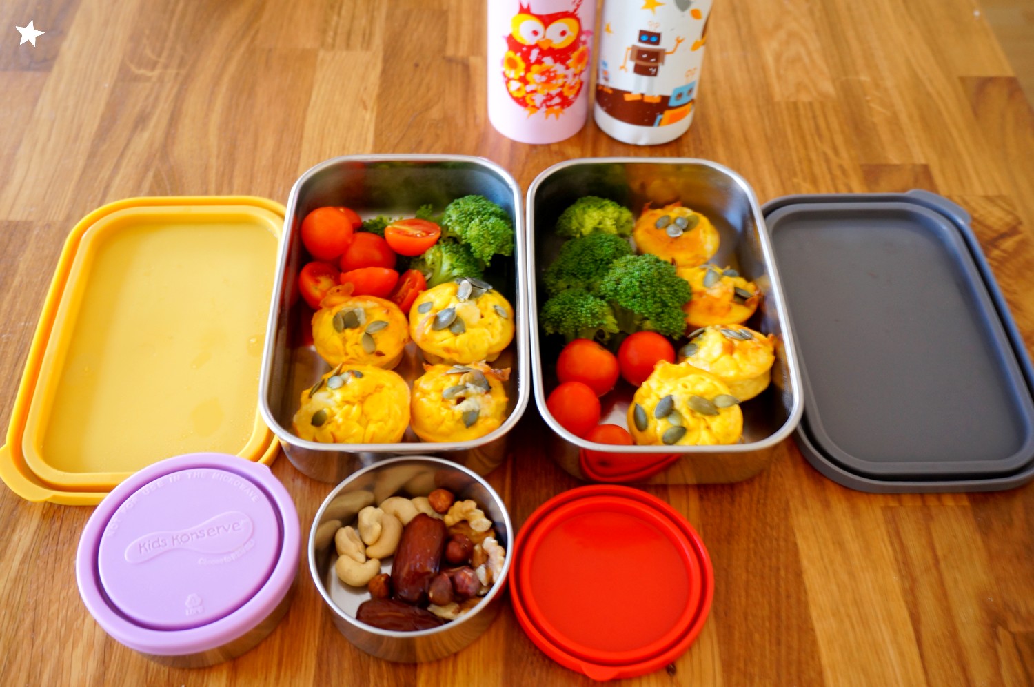 Farine d'étoiles: Quelques idées de matpakke...